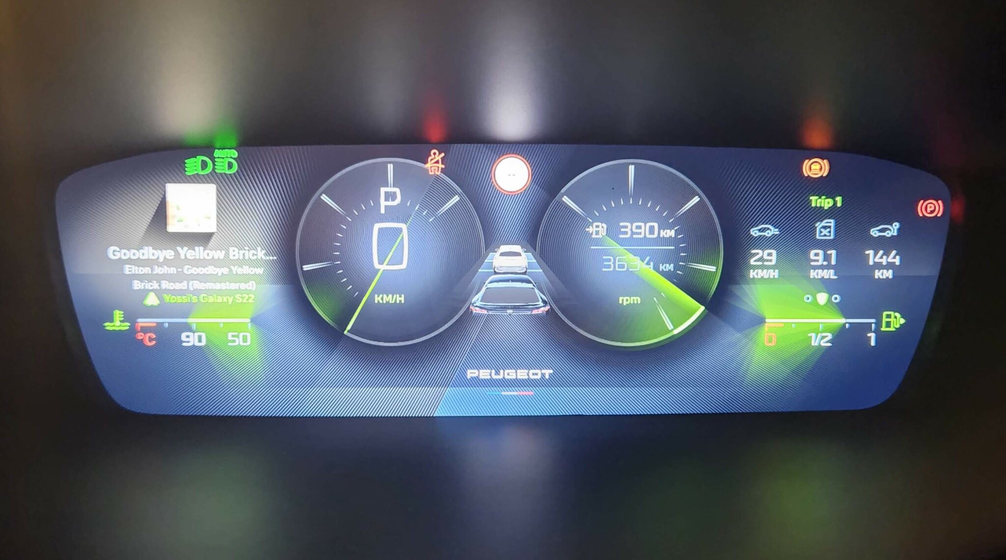 פיג׳ו 408 מבחן דרכים